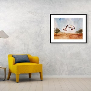 Kalaripayattu Watercolor Prints/ Kerala Folklore Art/indian Martial Art ...