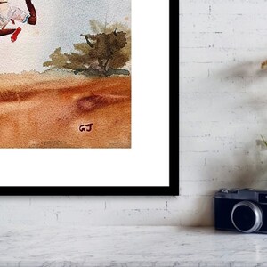 Kalaripayattu Watercolor Prints/ Kerala Folklore Art/indian Martial Art ...