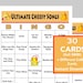 Fun Music Hits, Cheesy Music Party, Dan Party Music Bingo, Instant ...