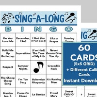 Party Mix Music, 2000's and 2010's Music Party, Music Bingo, Instant ...