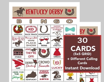 Kentucky Derby Bingo, Kentucky Derby Party, Kentucky Derby Bridal ...