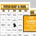 Rap Music, Rnb Music, Rap and Rnb Bingo, Music Games, Rap and Rnb Music ...