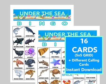 Beach Day Bingo Printable Fun Game for Kids Summer - Etsy