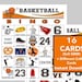 Basketball Bingo Game, Sports Bingo, Party Bingo, Basketball Games, Fun ...