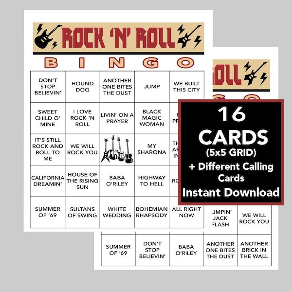Rock N Roll - Etsy