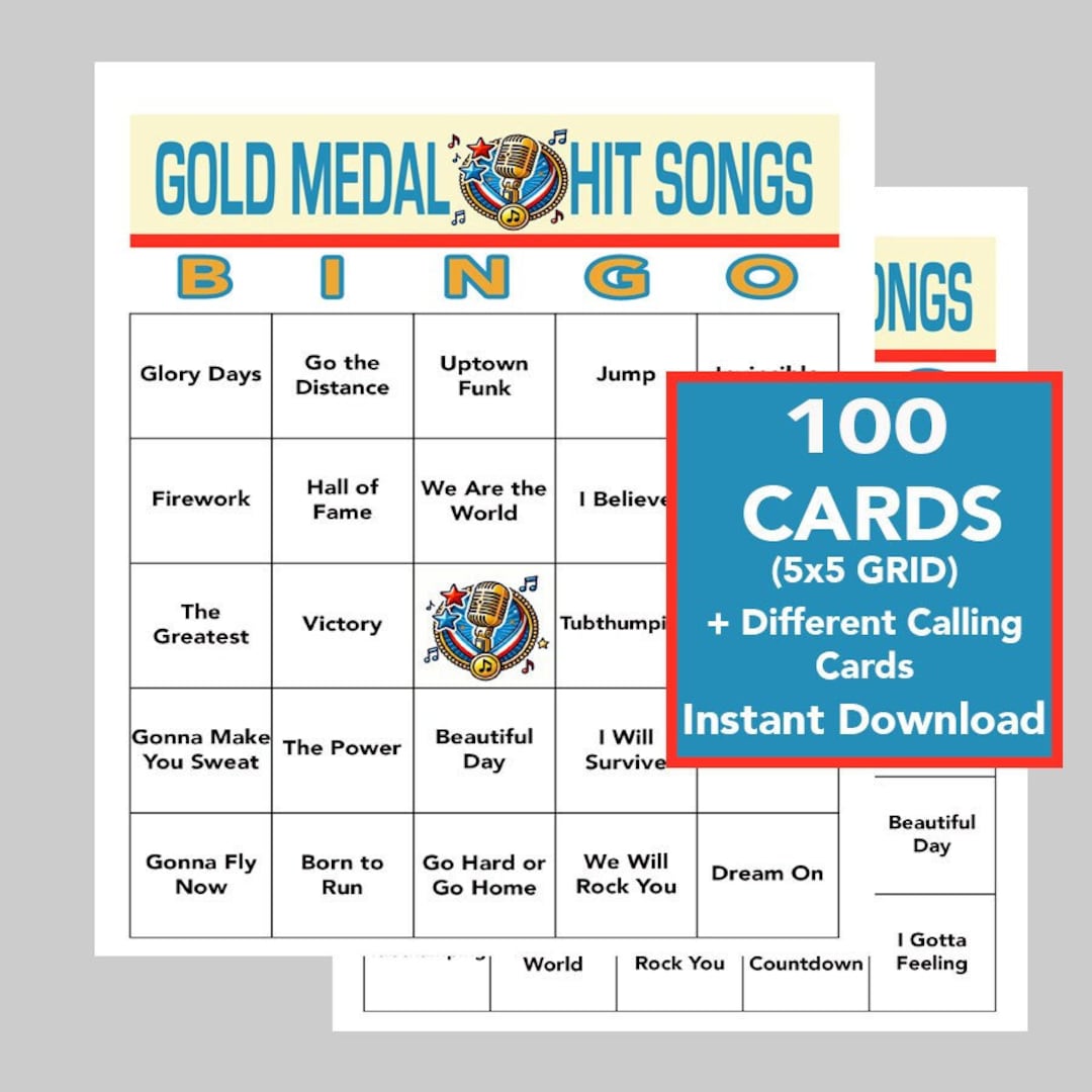 2024 Summer Games Bingo, International Games Bingo, Open Ceremonies ...