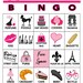 Paris, France, Paris Party Bingo, Paris Games, Digital Download, Bingo ...