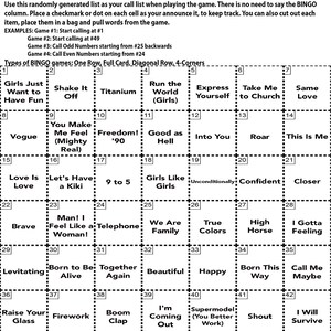 Pride BINGO, Pride Month, Pride Music, Pride Playlist Bingo, LGBTQ ...