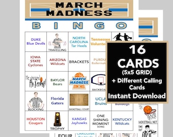 Basketball Bingo | Basketball Party | Basketball Birthday Party ...
