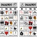 Engagement Party Games, Engagement Bingo, Digital Download, Bingo Games ...