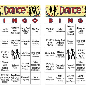 Dance, Dance Music Hits, Dance Party, Dance Bingo, Instant Digital ...