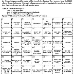 70's, 80's, 90's, 2000's, 2010's Music, Music Birthday, Music Bingo ...