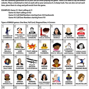 International Womens Day Bingo, Womens History Month Activities, School ...