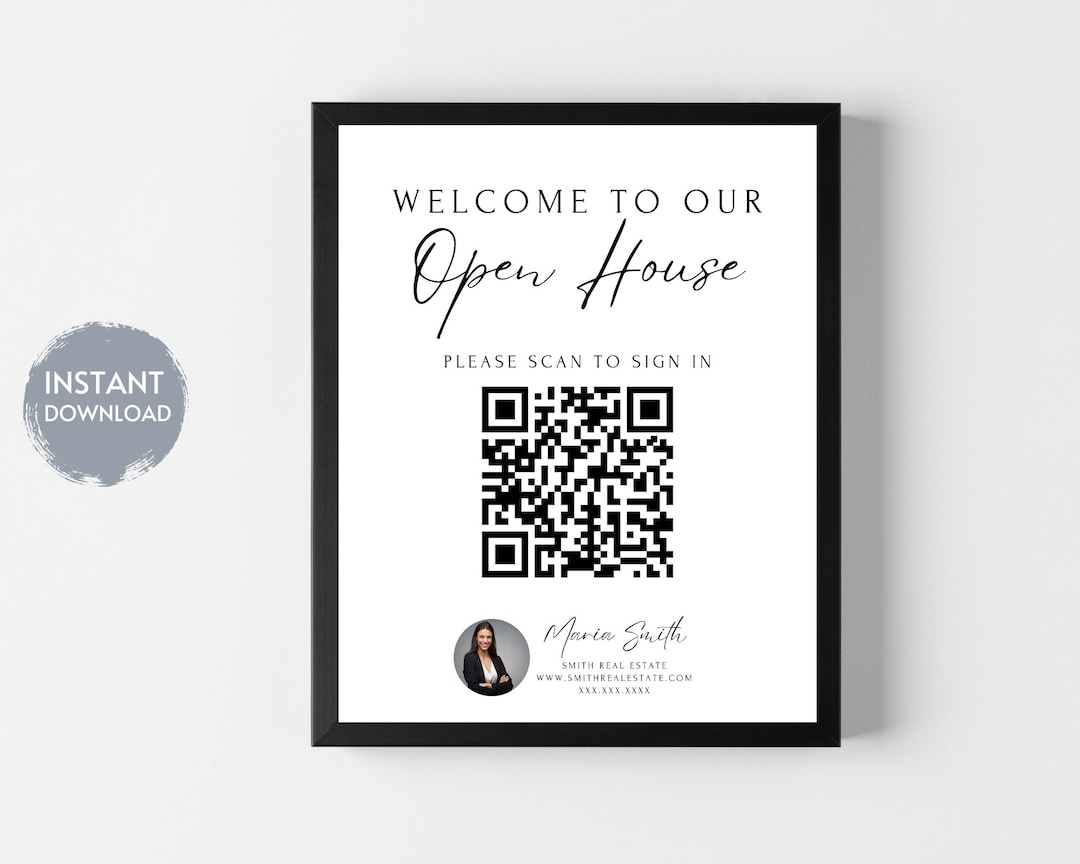 Realtor Open House Sign in Sign, Real Estate Broker Open High Sign in ...