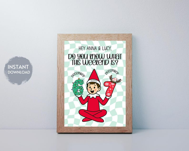 ELF 67 Printable Prop, ELF Six Seven Sign, Printable Digital Download ...