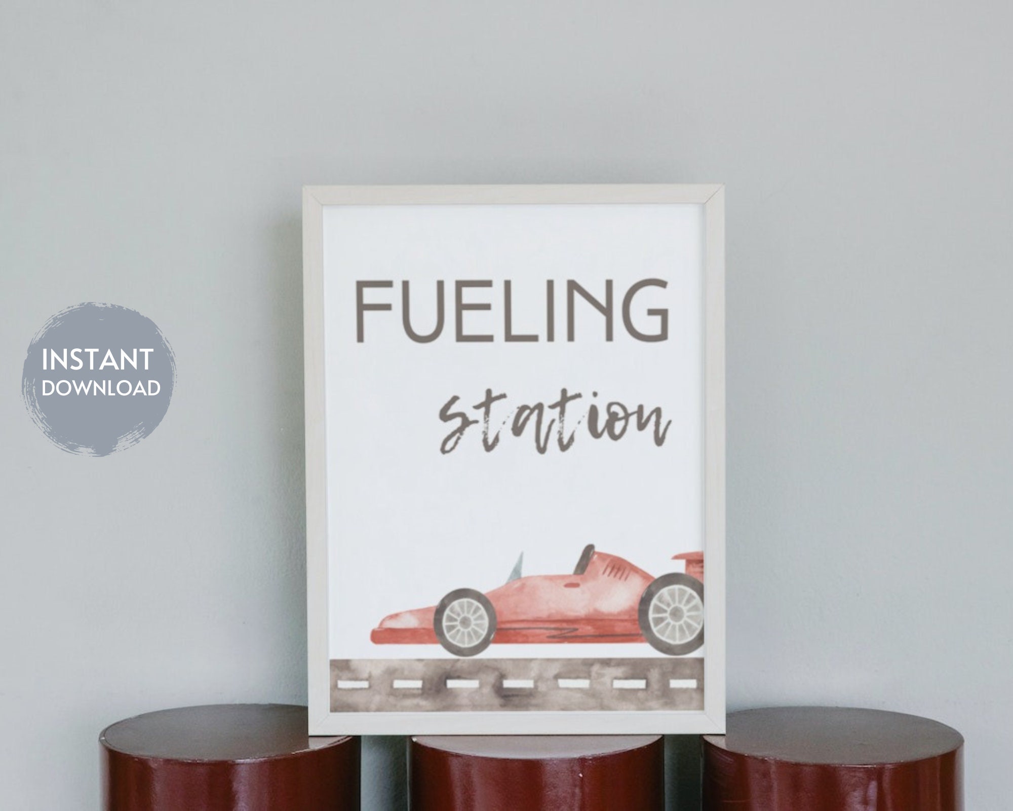 Race Car Birthday Party Signs Printable Racing Decorations - Etsy UK