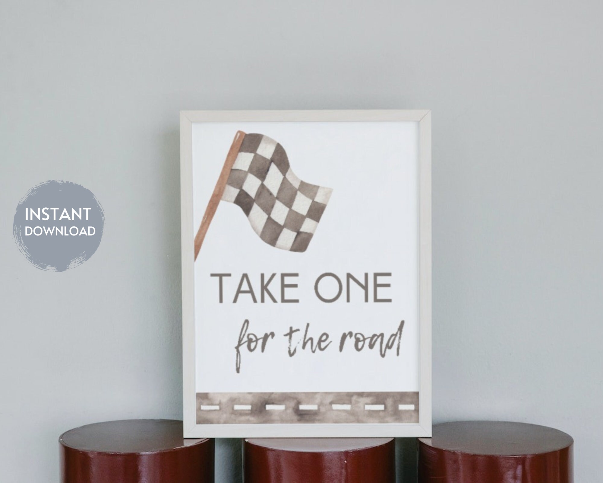 Race Car Birthday Party Signs Printable Racing Decorations - Etsy