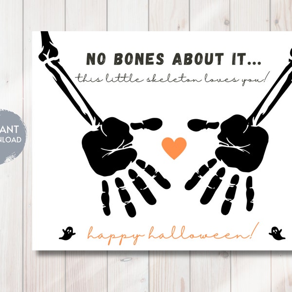 Halloween Handprint Craft - Etsy