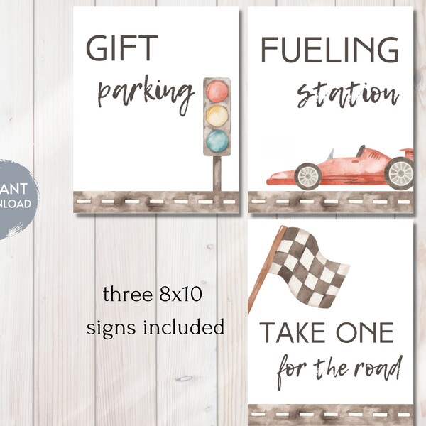 Printable Race Signs - Etsy