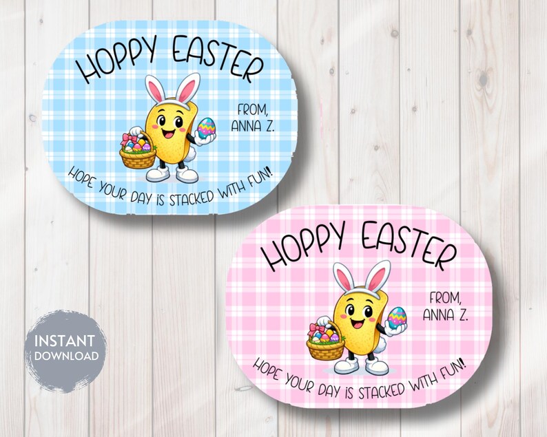 Pringles Easter Printable, Student Gift Printable Tag, Pringles Snack ...