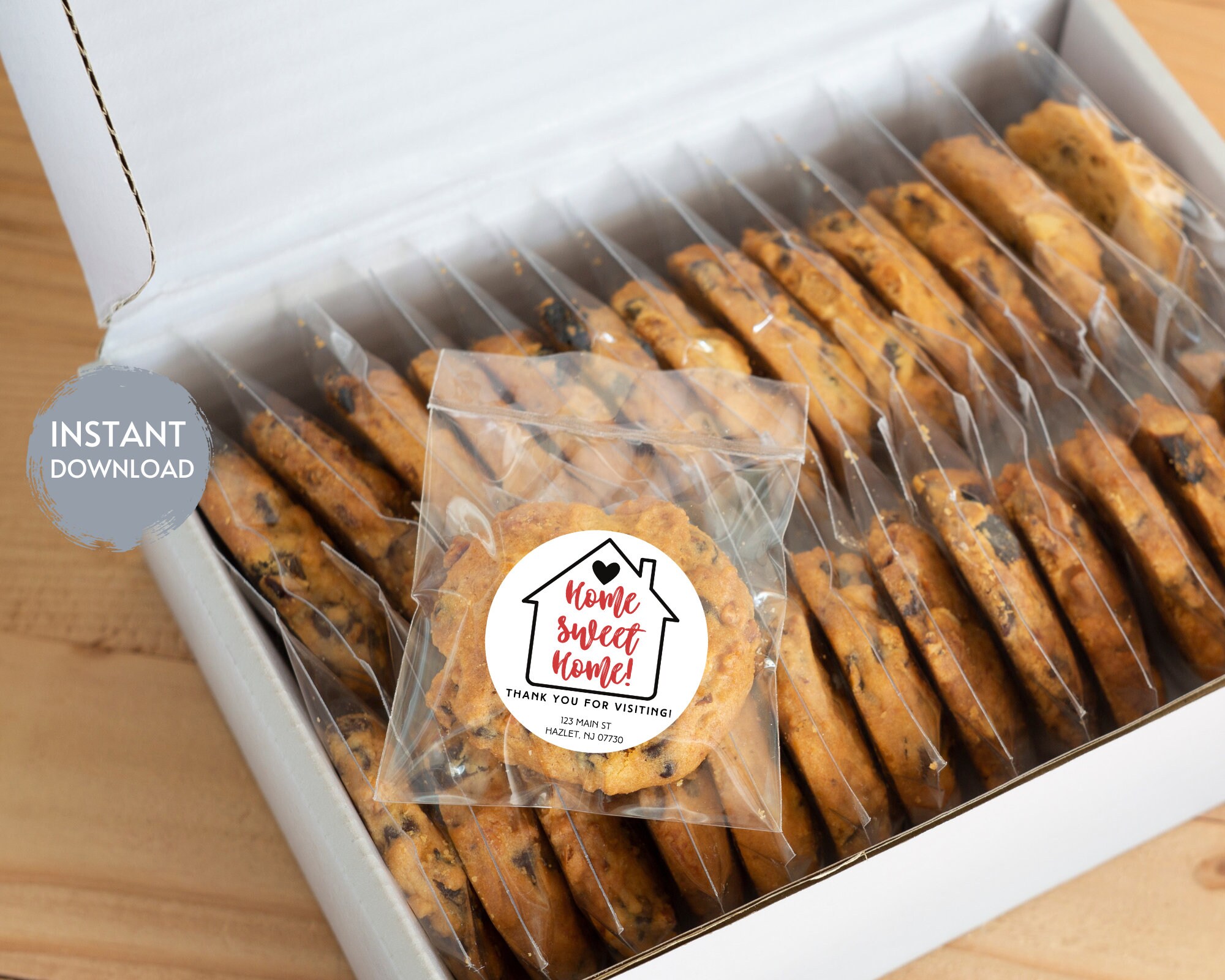 Realtor Open House Custom Sticker Template Thank You Sticker - Etsy