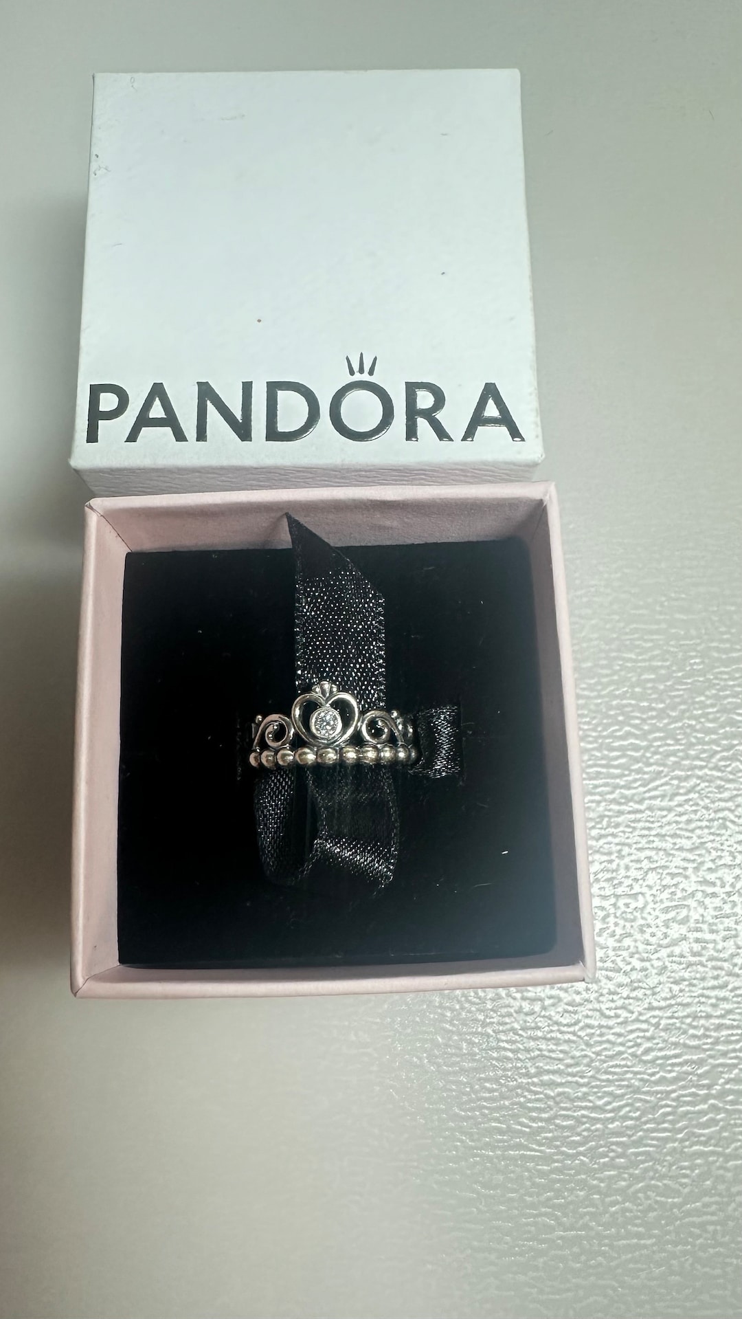 Beautiful Pandora Princess Tiara Crown Ring 925 - Etsy