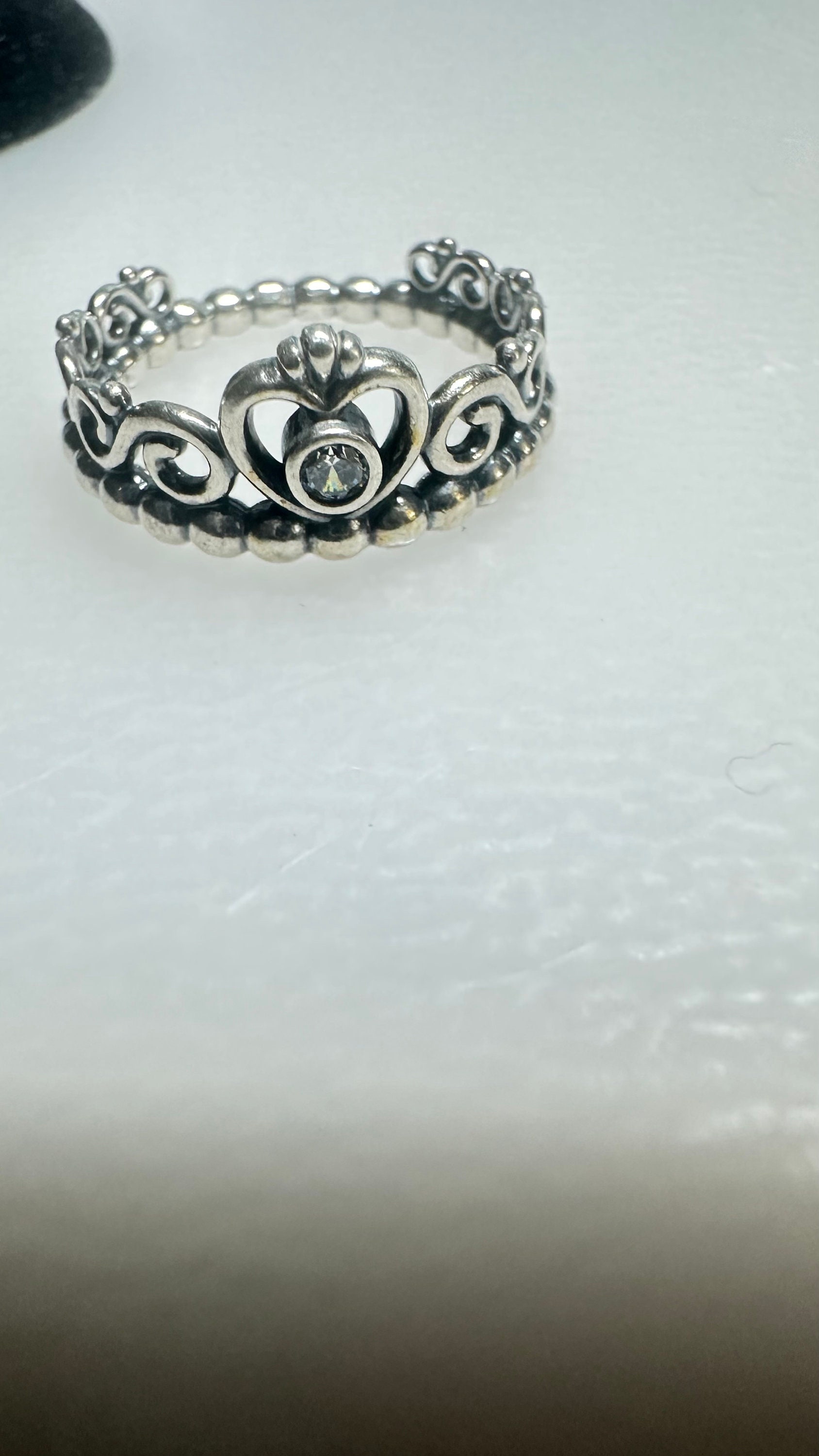 Beautiful Pandora Princess Tiara Crown Ring 925 - Etsy