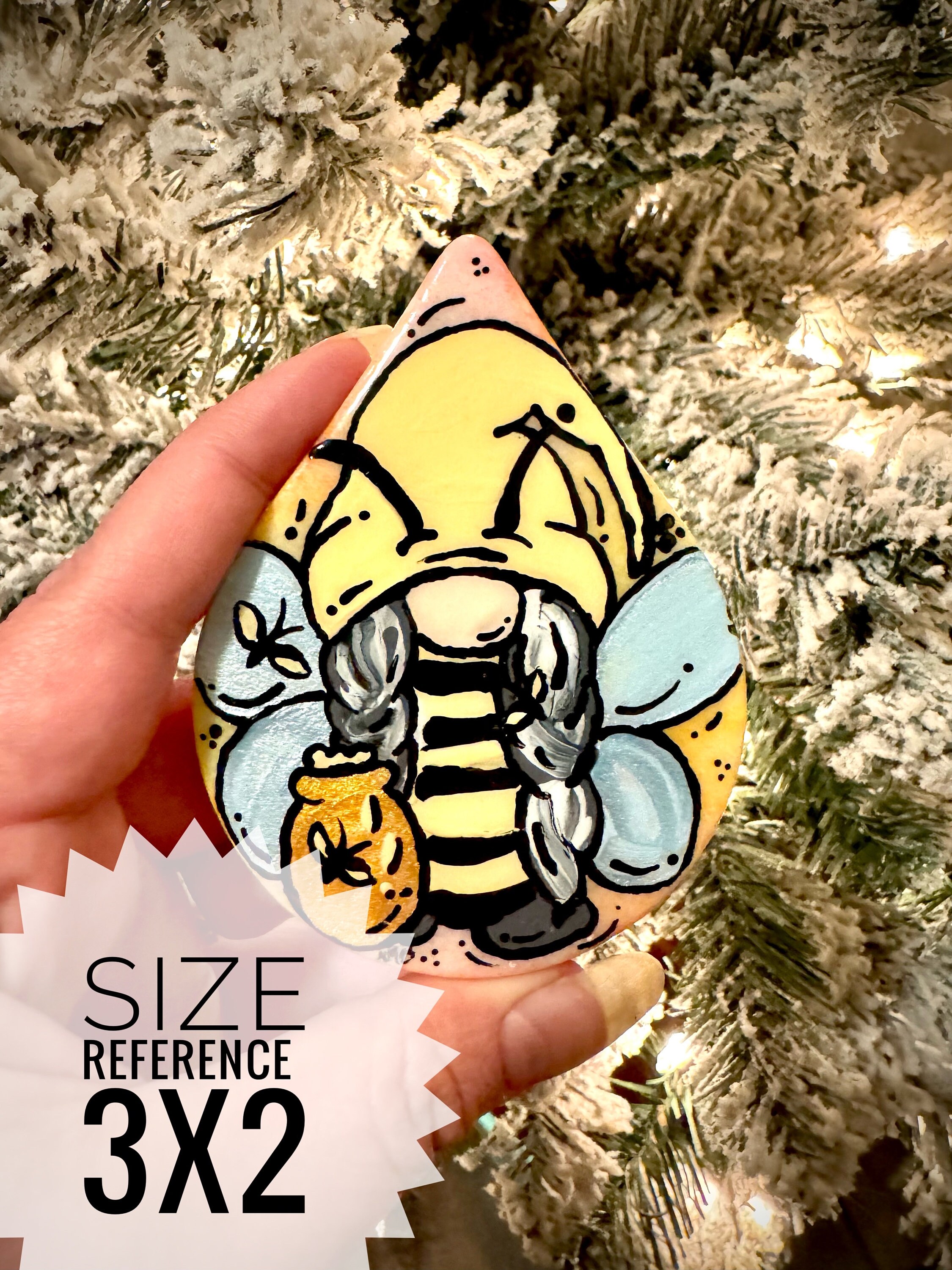 Gnome Artwork, Beehive Art, Paperweight Stone, Weights for Sewing ...