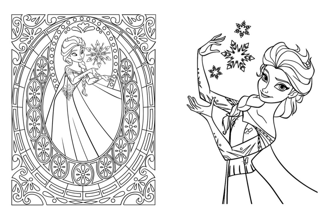 Frozen Coloring Book - Etsy