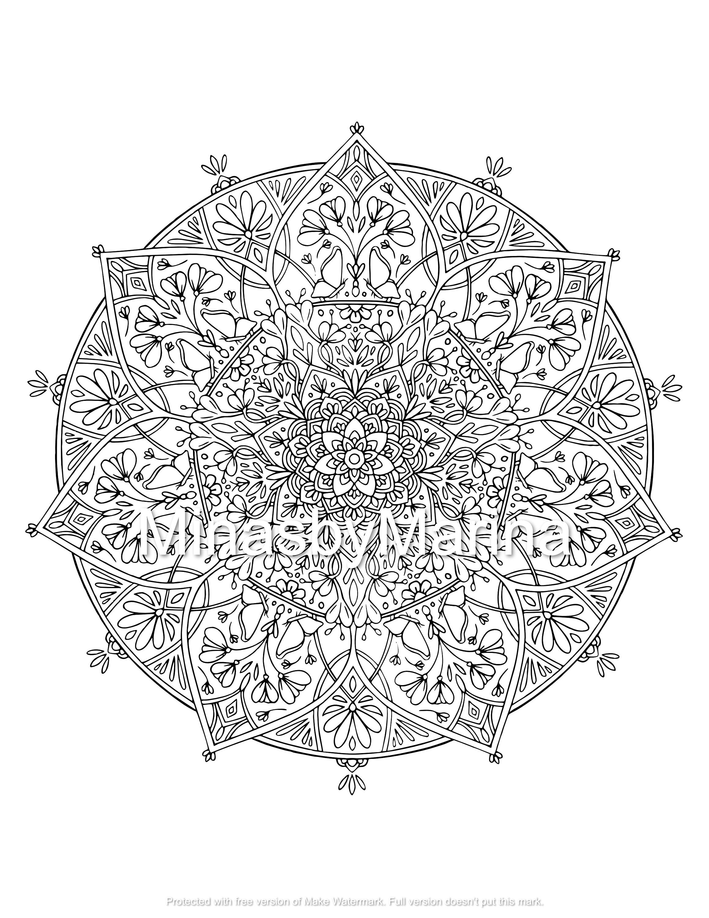 Spring Mandala for All Ages - Etsy