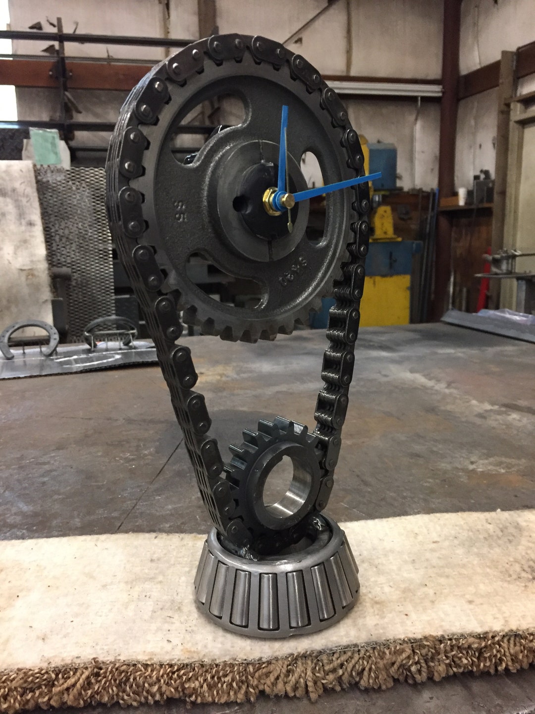 Gear or I-beam Industrial Clock - Etsy