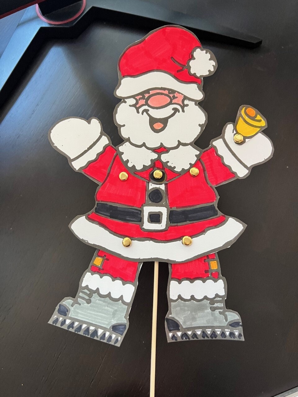 Paper Doll Santa Craft Articulated Doll Paper Craft Art Project ...