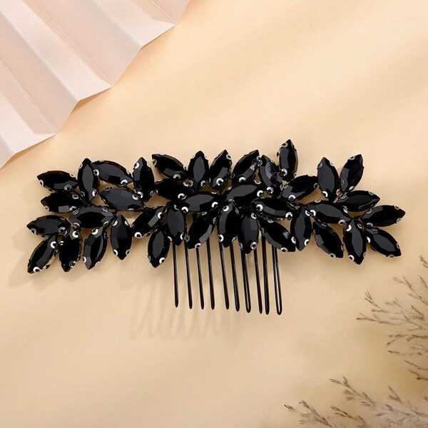 Black Hair Comb - Etsy
