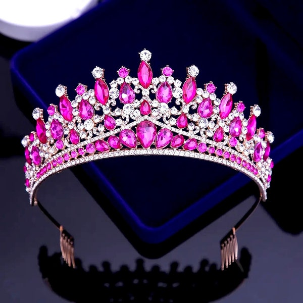 Pink Tiara - Etsy