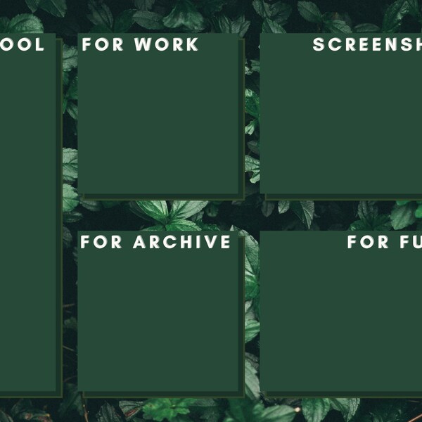 Organizational Desktop Backgrounds - Etsy