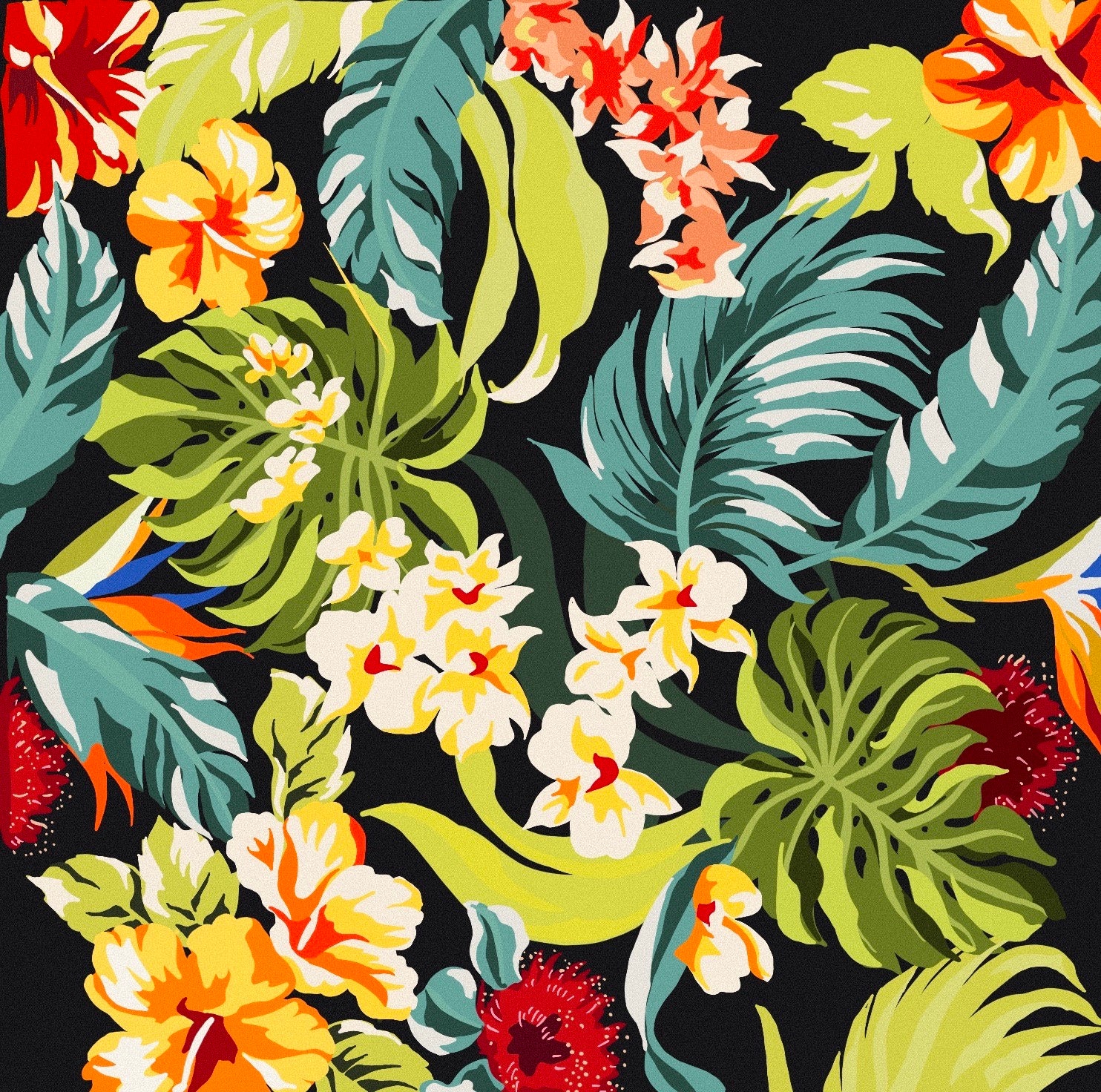 Plant Painting Desktop Background - Etsy