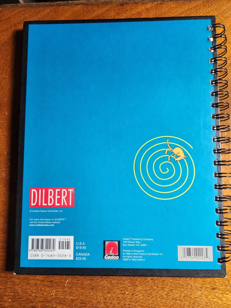 Vintage 1998 FUNNY Dilbert Office Notebook - Etsy