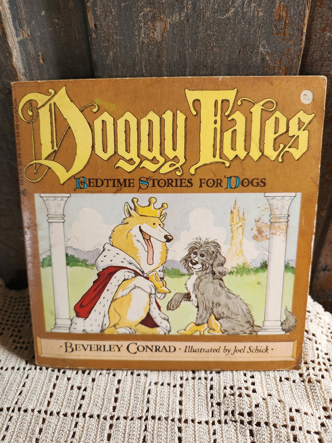 Vintage 1980 Doggy Tales Dog Fairy Tale Book - Etsy