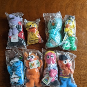 Vintage SEALED Sesame Street Mini Beans YOU CHOOSE - Etsy