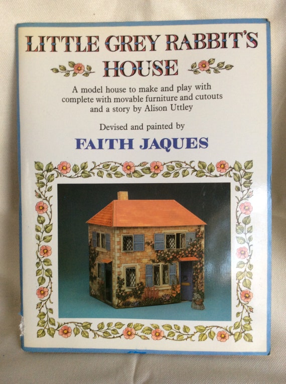Vintage 1983 Little Grey Rabbits House Model House by Faith - Etsy