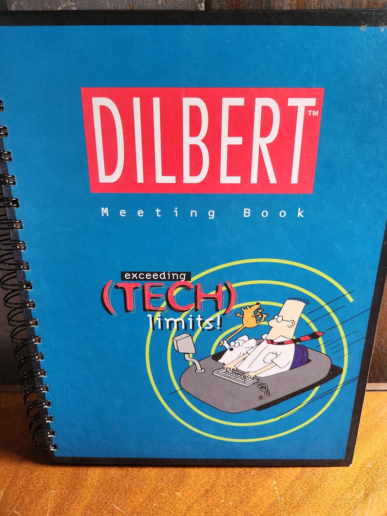 Vintage 1998 FUNNY Dilbert Office Notebook - Etsy