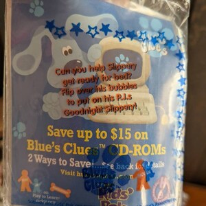Vintage SEALED Blues Clues Sleepover Toy - Etsy
