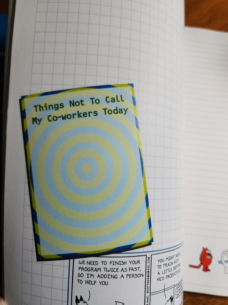Vintage 1998 FUNNY Dilbert Office Notebook - Etsy