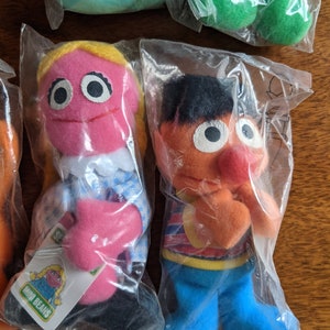 Vintage SEALED Sesame Street Mini Beans YOU CHOOSE - Etsy