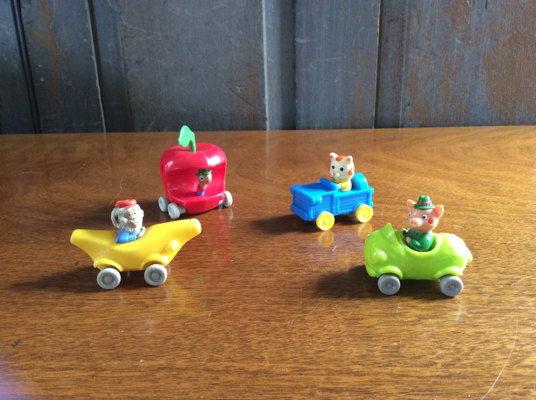 Vintage 1994 Busy World of Richard Scarry Toy Car or Caketopper - Etsy