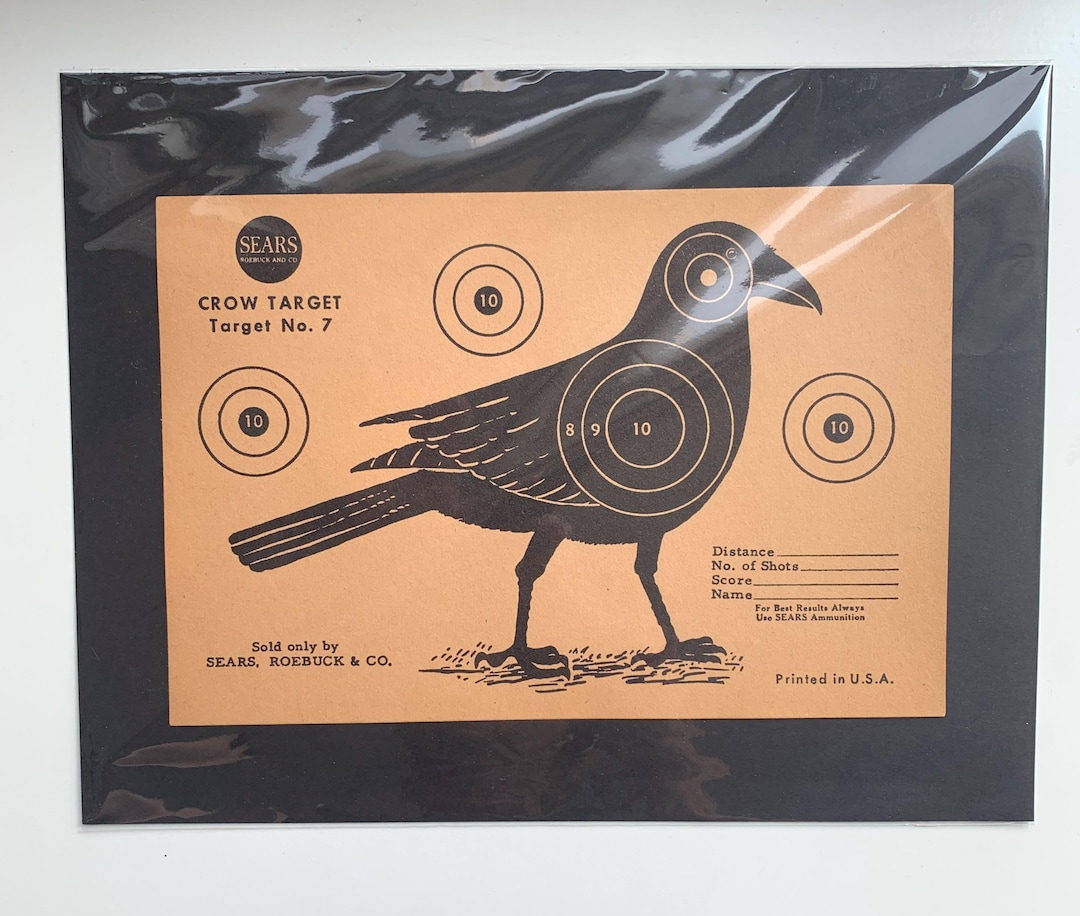 Vintage Crow Target No. 7 Sears Roebuck and Co. 1950s Industrial Art - Etsy