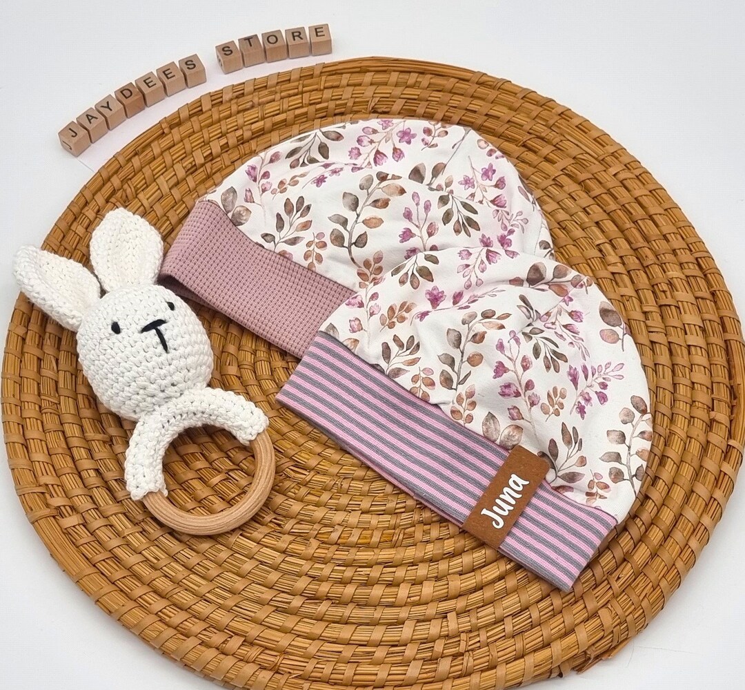 Summer/winter Hat According to Your Wishes With Name flowers Old Pink ...