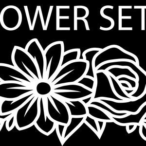 Flower Bumper Sticker Window Decal - Etsy