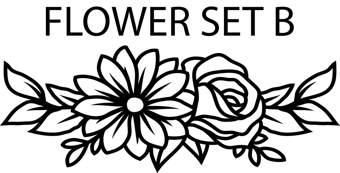 Flower Bumper Sticker Window Decal - Etsy