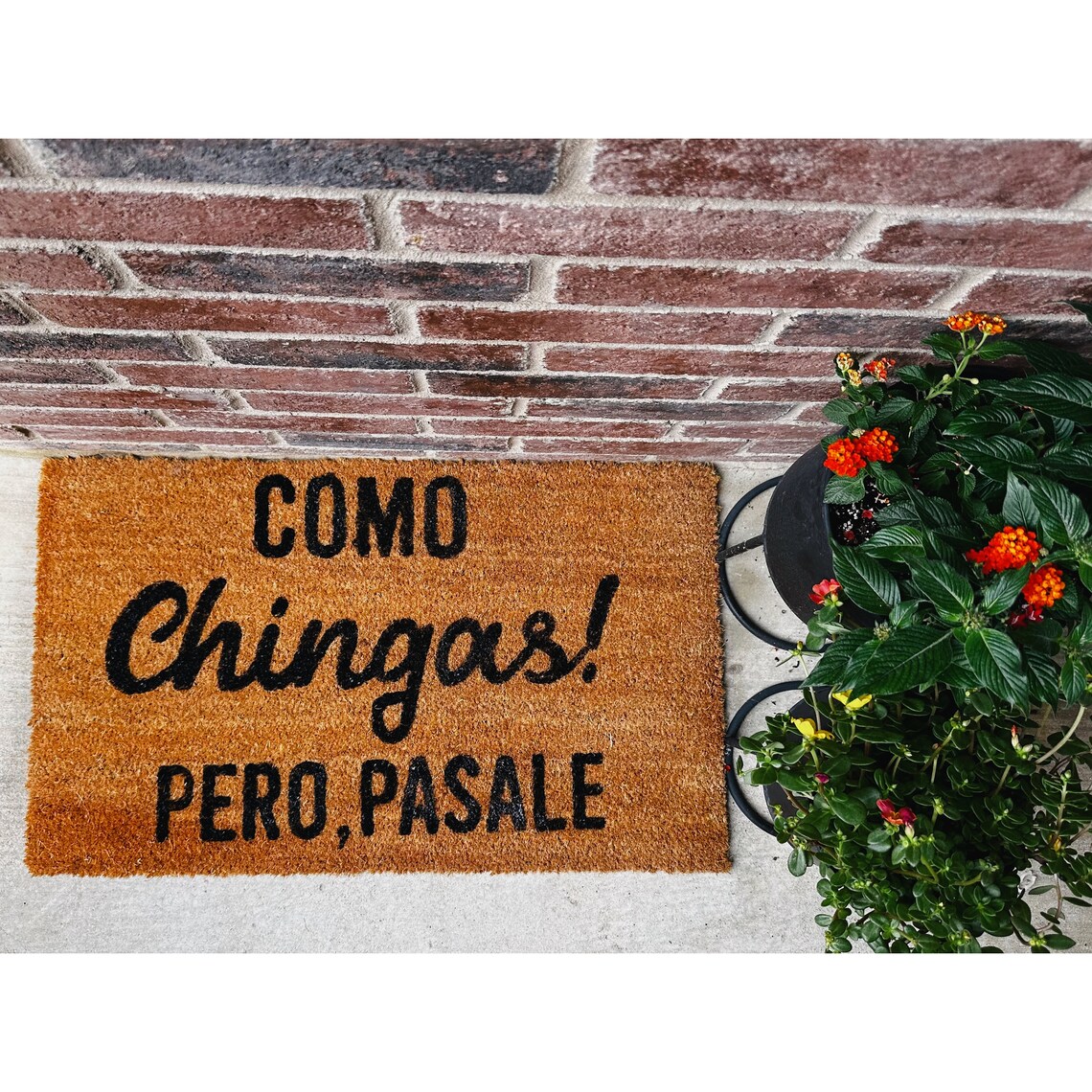Como Chingas Door Mat - Etsy